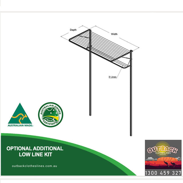 GM Low Line Kit for Small Items – Outback Clotheslines